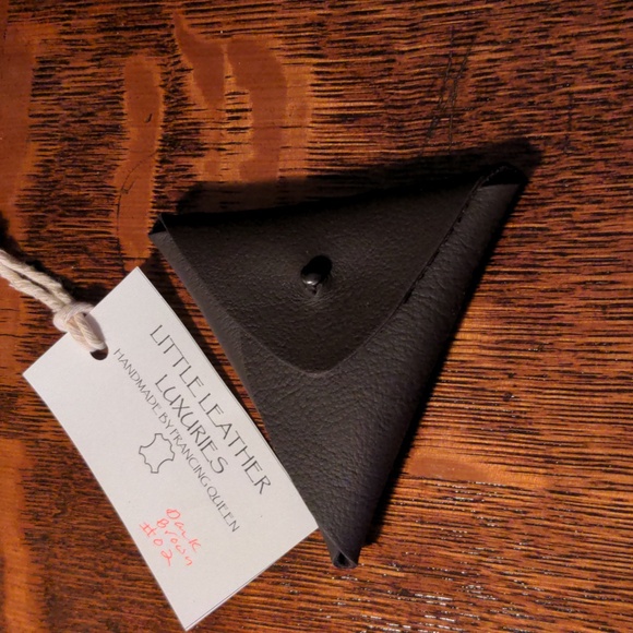 Hand Crafted | Accessories | New 2 Handmade Genuine Leather Triangle ...